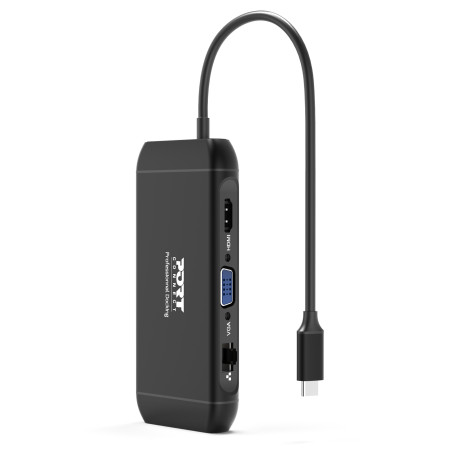 1 X 4K USB-C Mobile Docking Station 7 Devices 100W