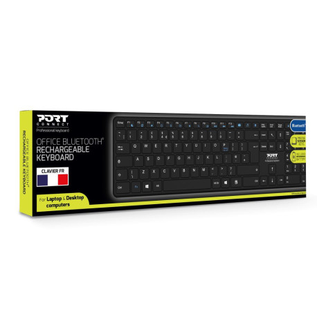 Azerty rechargeable Bluetooth® wireless keyboard