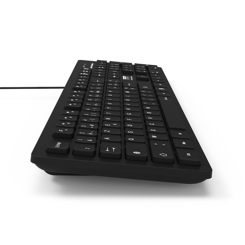 Teclado Qwerty com fio USB